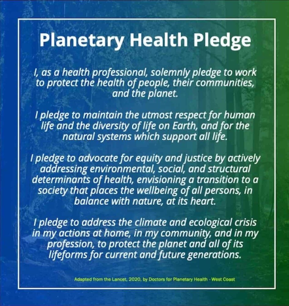 Pledges & Declarations - Planetary Health
