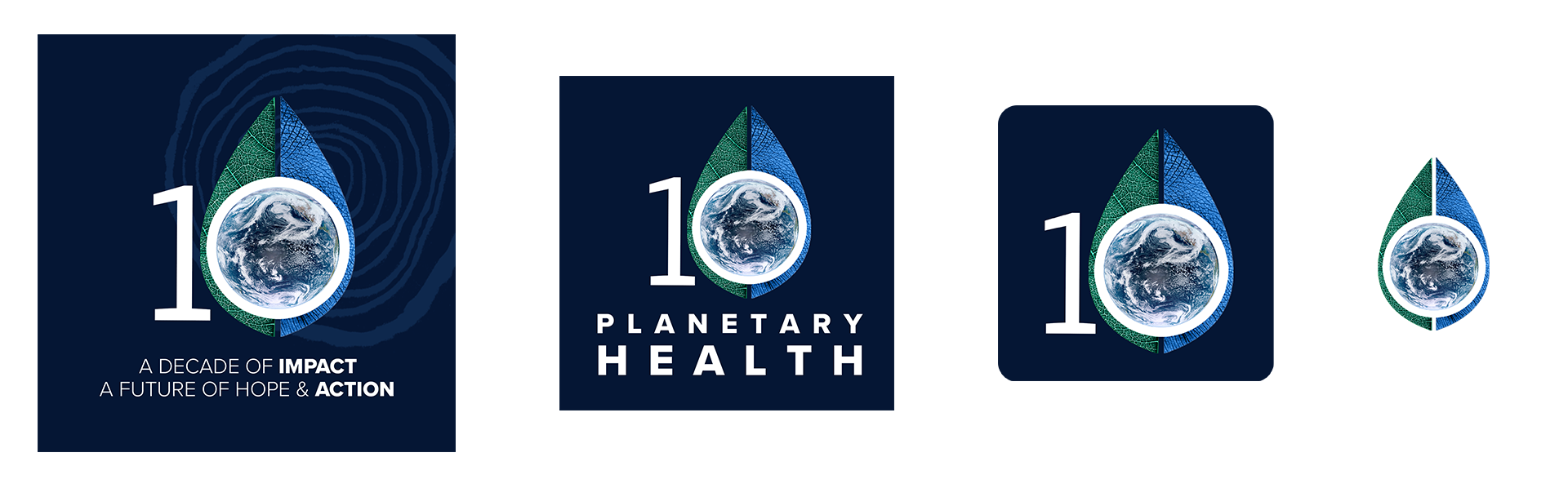 10th Anniversary Logos - Planetary Health Alliance