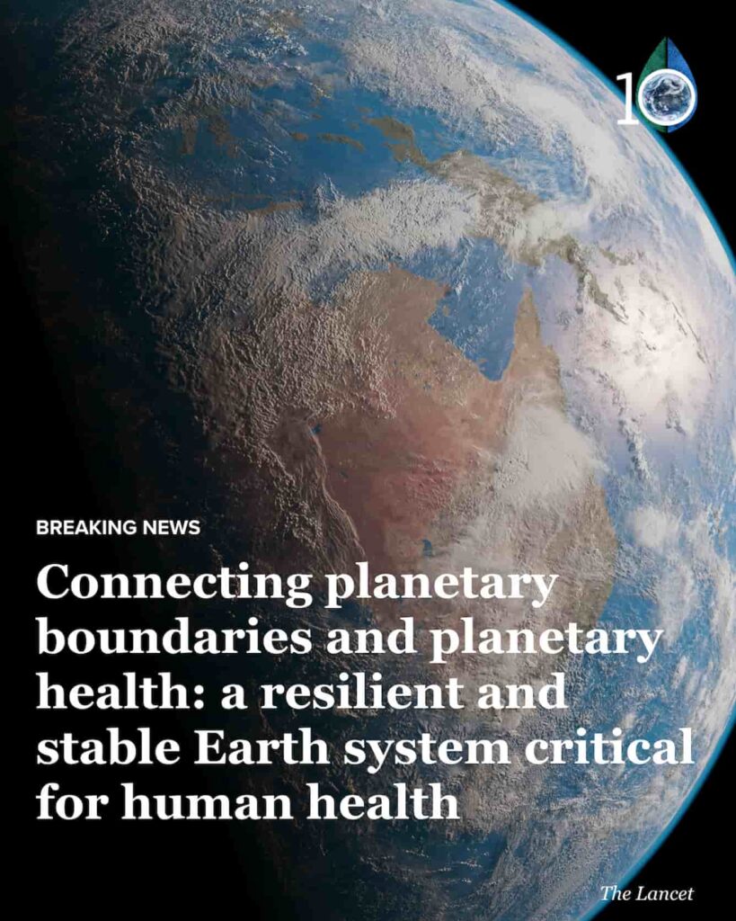 New Commentary Connecting Planetary Boundaries and Planetary Health ...