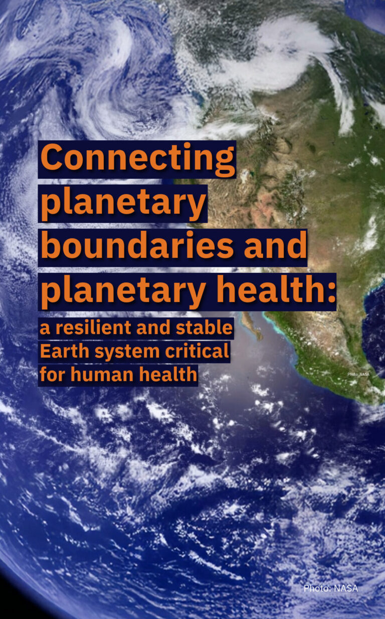New Commentary Connecting Planetary Boundaries and Planetary Health ...